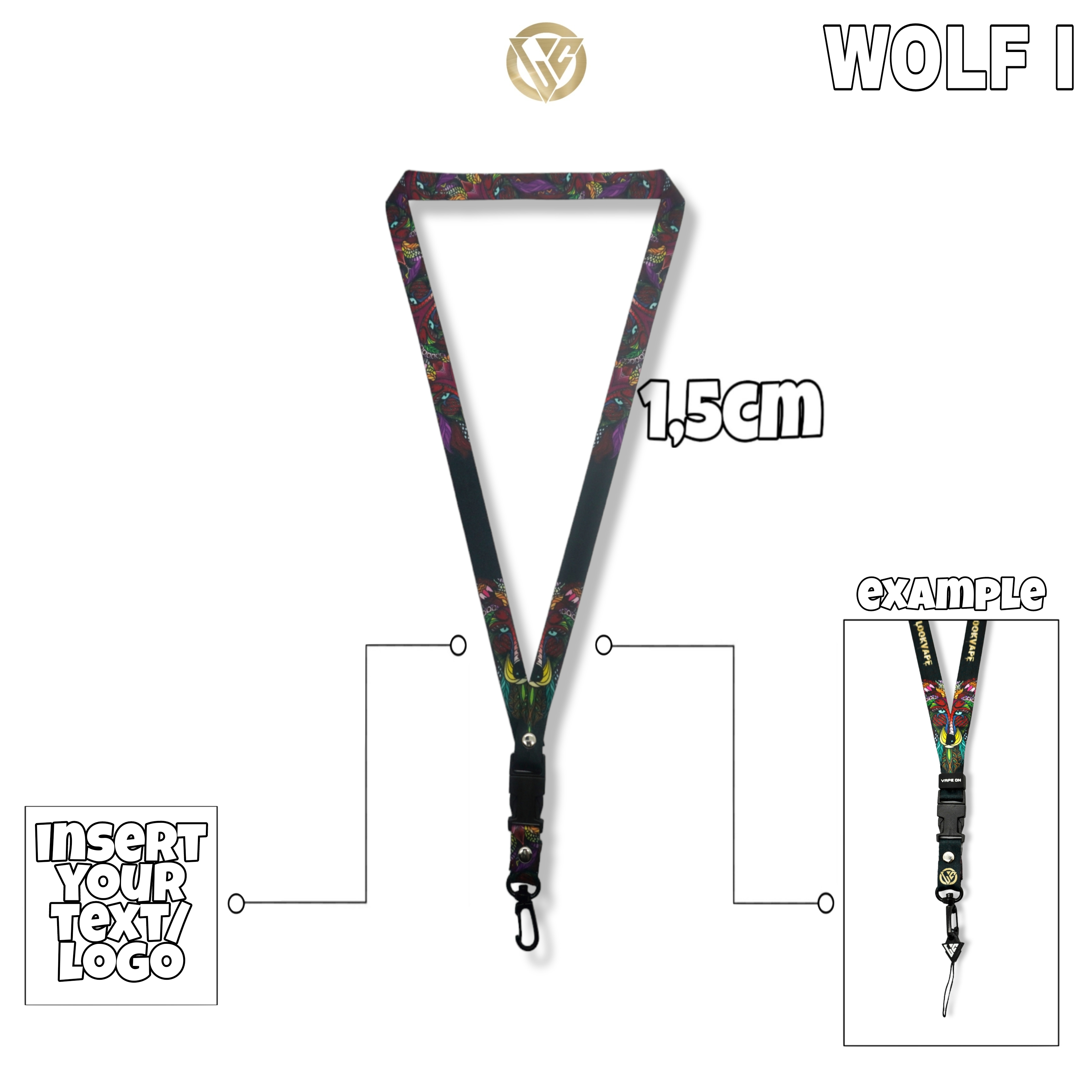 Lanyard Costume Project | Detail Barang